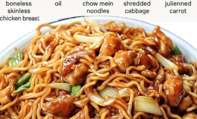 Chicken Chow Mein with the Best Chow Mein Sauce - ALL Recipes